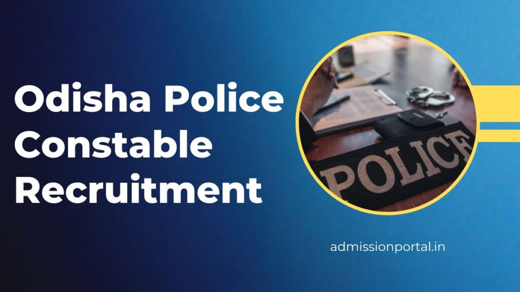 Odisha Police Constable Recruitment 2024, Apply Online for 1360 Posts ...