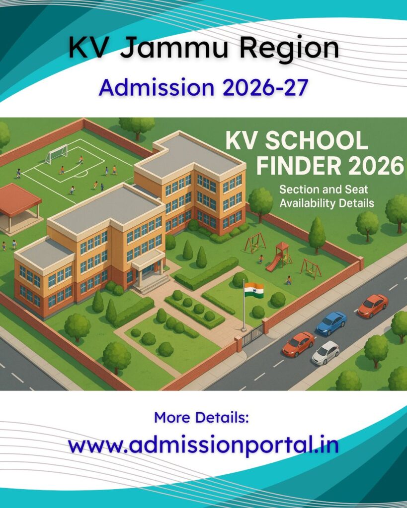 Jammu Region KV School Finder 2026-27: Section and Seat Details ...